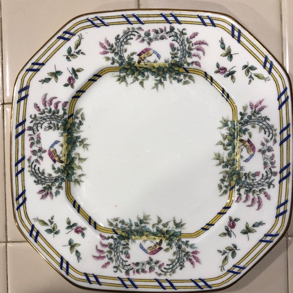 cauldon ltd | Dining | Birds Square Plate Antique | Poshmark